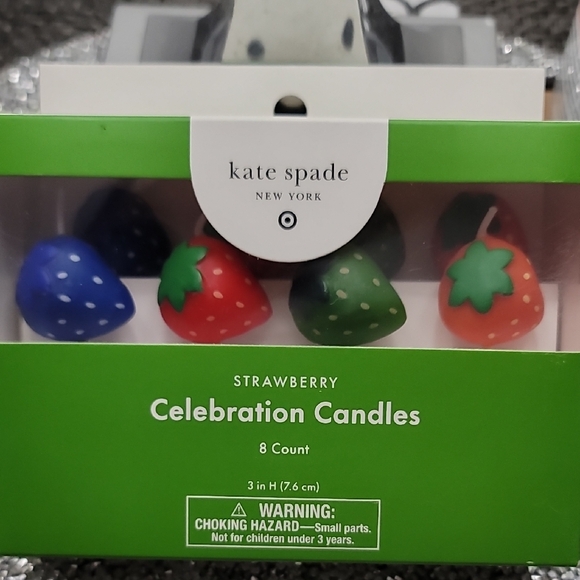 kate spade | Party Supplies | Kate Spade Strawberry Celebration Candles ...